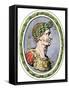 Civilization of Antiquity: Portrait of Jules Cesar Crowns with Laurels ...