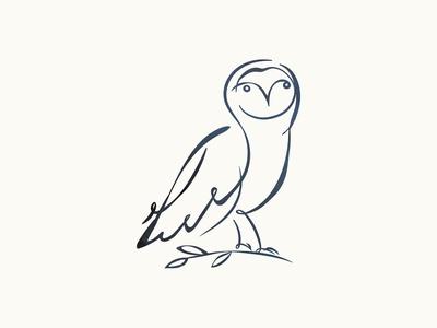 Linear Sketch - Owl Giclee Print - Clara Wells | AllPosters.com