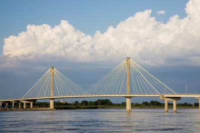 'Clark Bridge over Mississippi River at, Alton, Illinois' Photographic ...