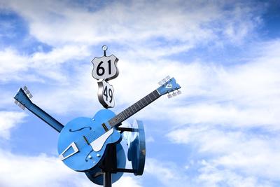'Clarksdale, Mississippi, Famous Blues Crossroads, Highways 61 And 49 ...