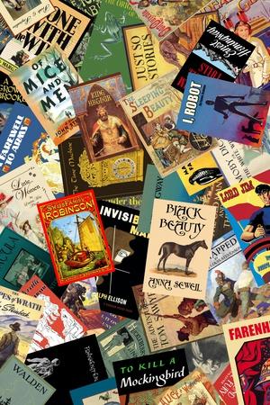 Classic Book Covers Posters