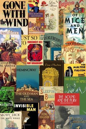 Classic Book Covers Posters