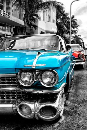 'Classic Cars of Miami Beach' Photographic Print - Philippe Hugonnard ...