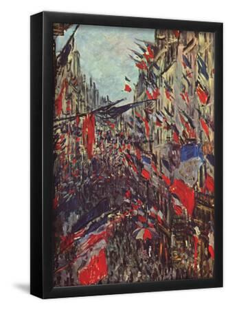 'Claude Monet (Paris, Rue Saint-Denis, Celebration of National Day) Art ...