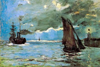 'Claude Monet Seascape' Prints - Claude Monet | AllPosters.com