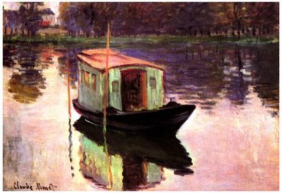 'Claude Monet The Studio Boat Art Print Poster' Photo | AllPosters.com