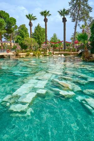 'Cleopatra pool, Hierapolis Ancient City, Pamukkale, Turkey' Photo ...