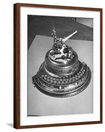 'Close-Up of Patent Model of Stock Ticker Invented by Thomas A. Edison ...