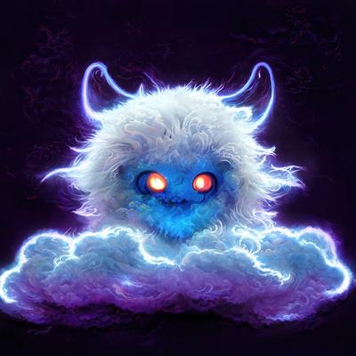 'cloud monster POSTER' Prints - , Wumples | AllPosters.com