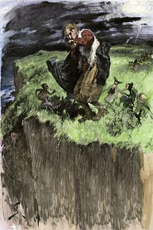 'Clurichaun (Or Cluricaun: Little Elves of Irish Folklore) Guiding an ...