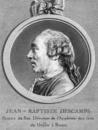 'Jean-Baptiste Descamps' Print - CN Cochin | AllPosters.com