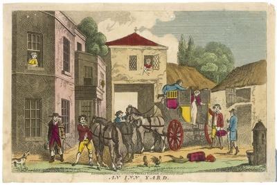 'Coaching Inn Yard/1812' Art | AllPosters.com