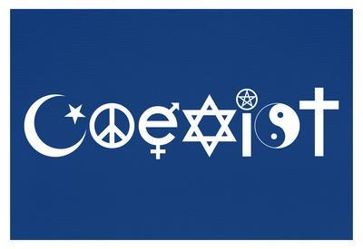 'Coexist Blue' Poster | AllPosters.com