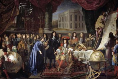 'Colbert Presenting the Members of the Royal Academy of Science to ...