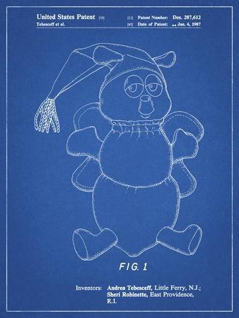 PP1070-Blueprint Stuffed Animal Poster Giclee Print - Cole Borders ...