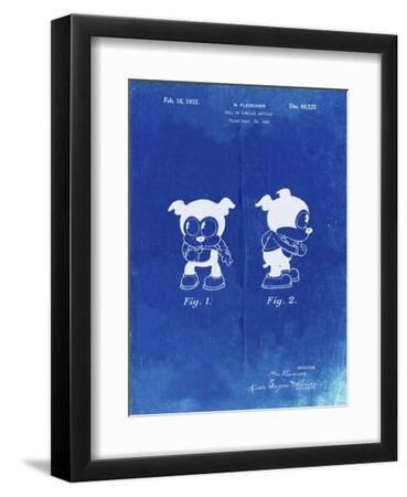 PP738-Faded Blueprint Bimbo Fleischer Studios Cartoon Character Patent ...