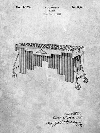 PP949-Slate Marimba Poster Giclee Print - Cole Borders | AllPosters.com