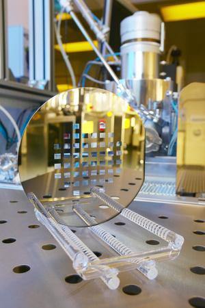 'MEMS Production, Machined Silicon Wafer' Photographic Print - Colin ...