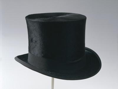 'Collapsible Black Silk Top Hat Called Gibus from its Inventor's Name ...