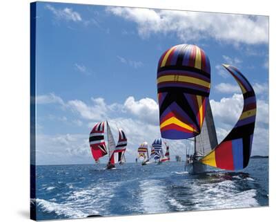 'Colorful Sails' Stretched Canvas Print | AllPosters.com