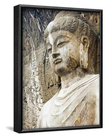 'Colossal Buddha Sculpture at Fengxian Temple of Longmen Grottoes ...