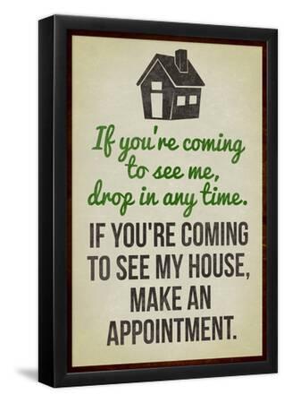 'Coming To See My House Poster' Poster | AllPosters.com