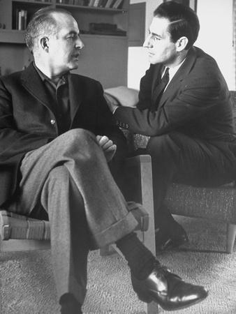'Composers Samuel Barber and Gian Carlo Menotti' Photographic Print ...