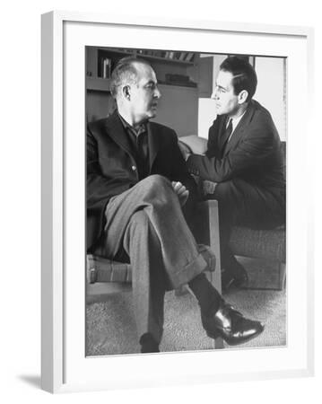 'Composers Samuel Barber and Gian Carlo Menotti' Photographic Print ...