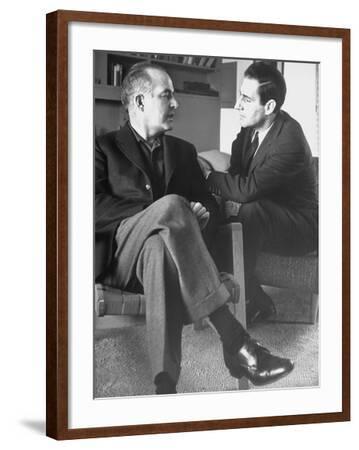 'Composers Samuel Barber and Gian Carlo Menotti' Photographic Print ...