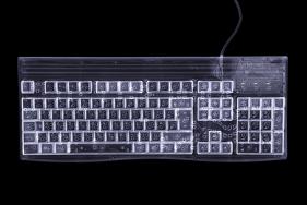 'Computer Keyboard, Simulated X-ray' Photographic Print - Mark Sykes ...