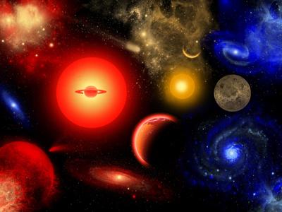 'Conceptual Image of Binary Star Systems That are Found Throughout Our ...