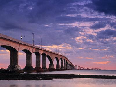 'Confederation Bridge, Borden-Carleton, Prince Edward Island, Canada ...