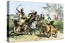 Conflict between Farmers and Indians, Attacking the Beetail Convoy of ...