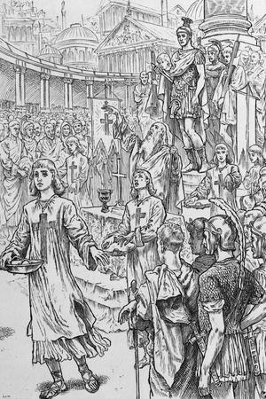'Constantine the Great Dedicating Constantinople' Giclee Print ...