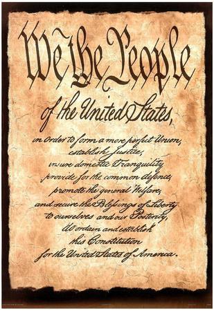 'Constitution America motivational Art Print Poster' Posters ...