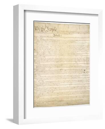 'Constitution of the United States' Photographic Print | AllPosters.com