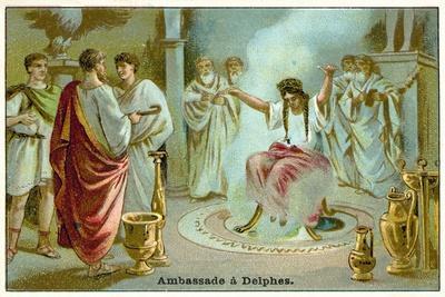 'Consulting the Oracle of Delphi' Giclee Print | AllPosters.com