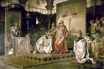'Conversion of Recared I, the Visigothic King of Hispania 587' Art ...