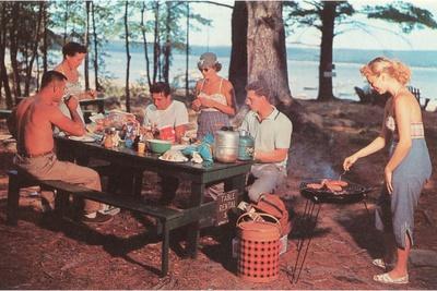 'Cookout by the Lake' Print | AllPosters.com
