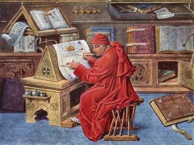 'Copying a Manuscript' Prints | AllPosters.com