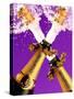 'Corks Flying out of Two Champagne Bottles' Photographic Print ...
