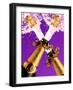 'Corks Flying out of Two Champagne Bottles' Photographic Print ...