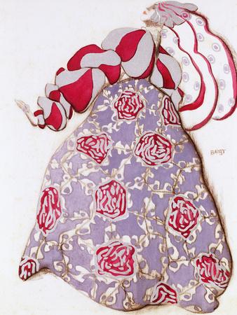 'Costume Design for the Ballet 'La Legende De Joseph', 1914 (Charcoal ...