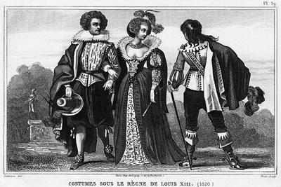 'Costumes during the Reign of Louis XIII' Giclee Print | AllPosters.com