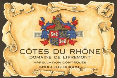 'Cotes du Rhone Label' Prints | AllPosters.com