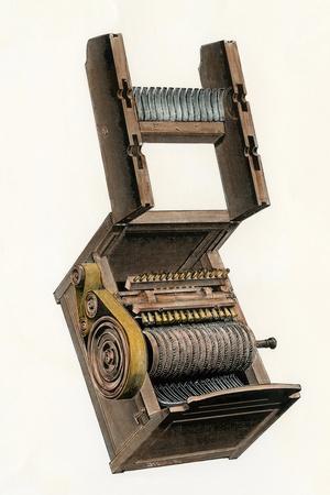 'Cotton Gin, Ginning Machine Invented by Eli Whitney (1765-1825) in ...