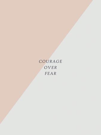 'Courage Over Fear' Giclee Print - Otto Gibb | AllPosters.com