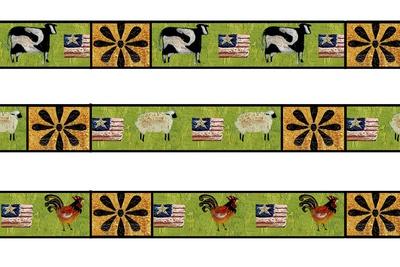 'Cow Sheep Chicken Flag' Giclee Print - Cheryl Bartley | AllPosters.com