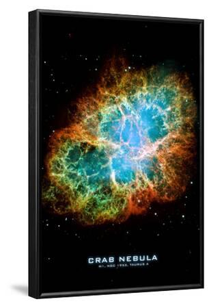 'Crab Nebula Text Space Photo Art Poster Print' Print | AllPosters.com
