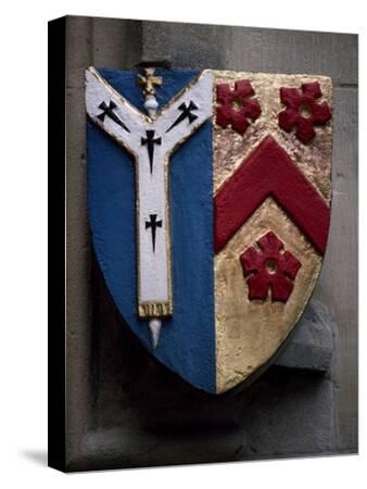 Crest, Decorative Detail from Trinity College, Oxford, Oxfordshire ...